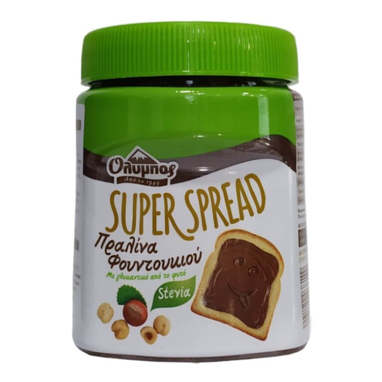 Πραλίνα Φουντουκιού με Στέβια, Super Spread, Όλυμπος, 350γρ - Βιολογικά ...